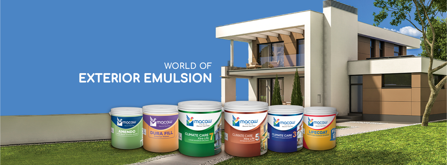 World of Exterior Emulsion - Macaw Paints